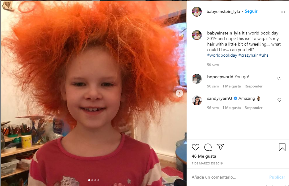Una niña con el síndrome del cabello impeinable logra manejar su pelo ...